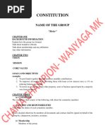 NAISULA WELFARE CONSTITUTION-updated | PDF | Dividend | Welfare