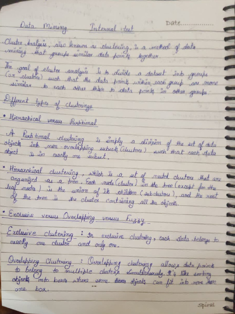 Data Mining Notes Nikita | PDF