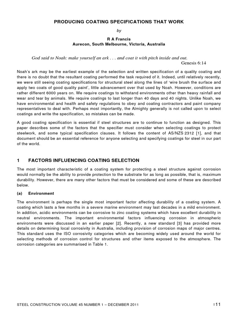 Producing Coating Specifications That Wo | PDF | Corrosion | Coating