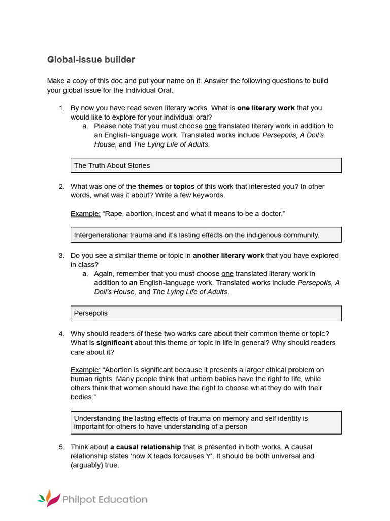 Emilys Global-Issue Builder | PDF