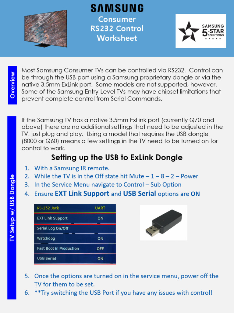 Samsung RS232 Control | PDF | Color Balance | Color