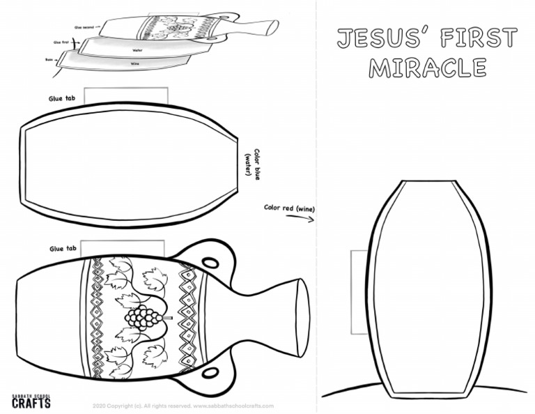 JEsus First Miracle Craft Water To Wine | PDF