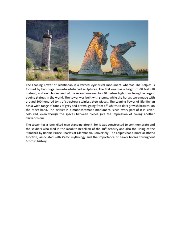 The Leaning Tower of Glenfinnan Is A Vertical Cylindrical Monument ...