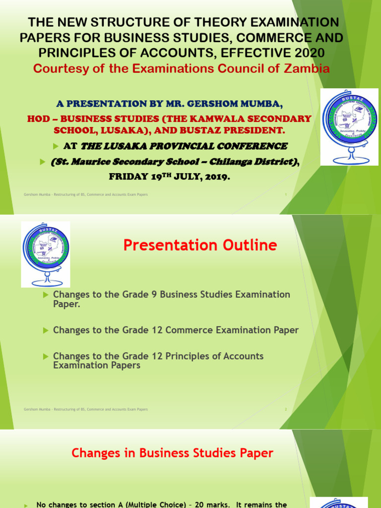 2020 Assessment Schemes For BS - ECZ | PDF | Educational Assessment And Evaluation | Qualifications