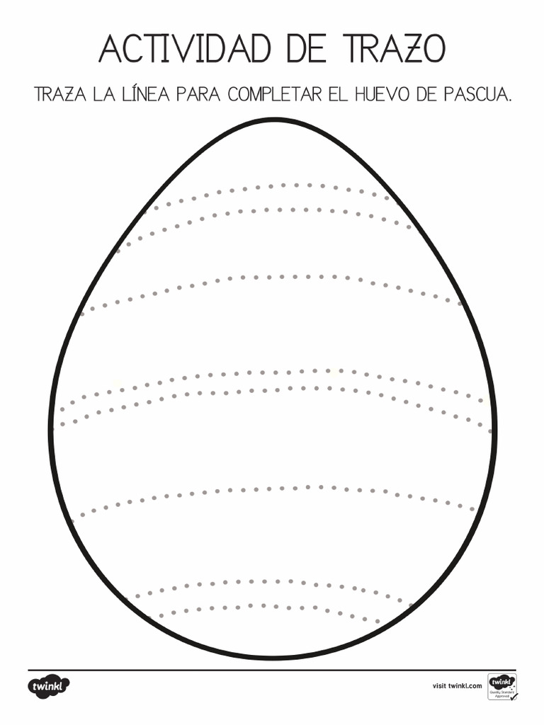 Fichas de Motricidad de Pascua | PDF