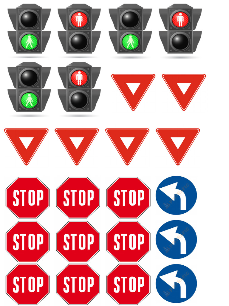 Semne Rutiere Educatie Rutiera | PDF