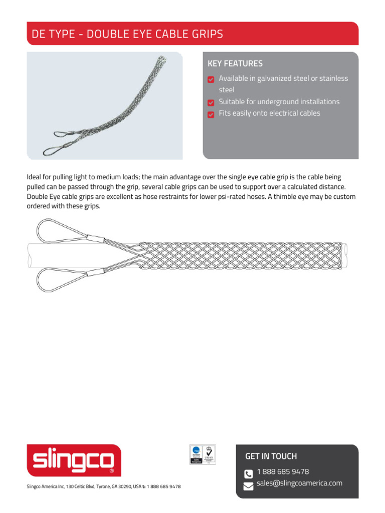 Double Eye Cable Grips Guide | PDF