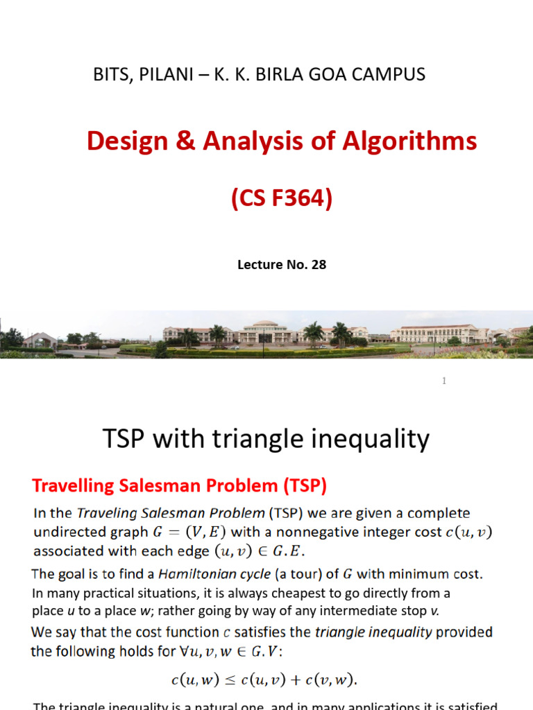 Lecture 28 | PDF | Time Complexity | Mathematical Relations