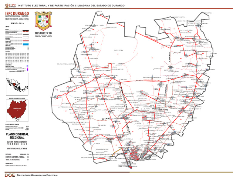 Mapa Electoral de Gómez Palacio Dgo. | PDF | Hogar, jardinería y bricolaje