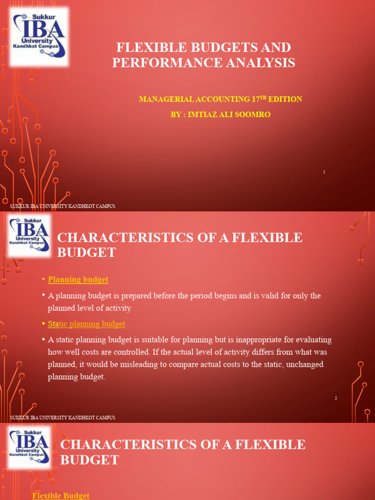 Flexible Budgets | PDF | Business