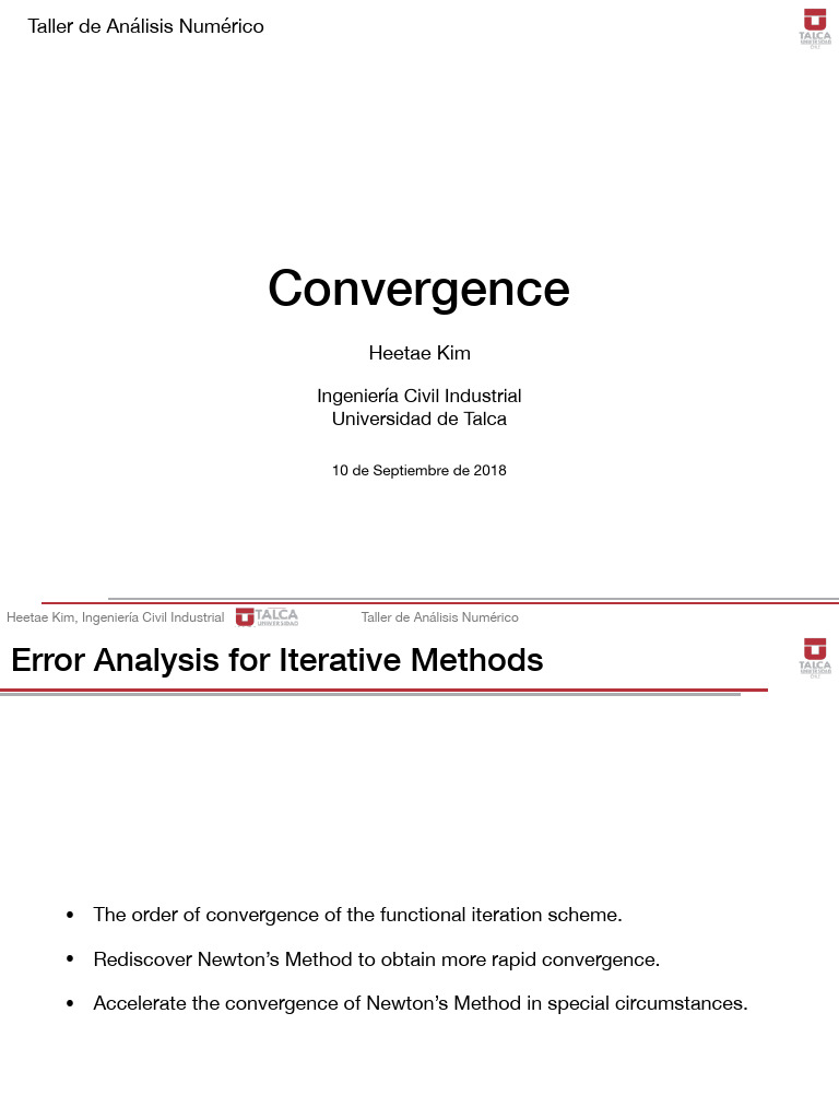 Clase 3 2 Convergence | PDF | Mathematical Analysis | Mathematics