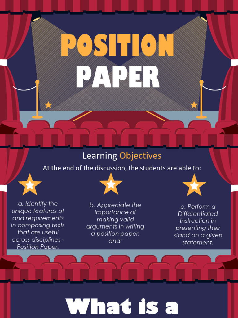 POSITION-PAPER | PDF | Argument | Knowledge