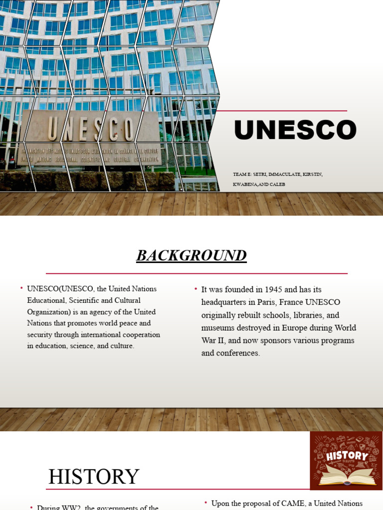 UNESCO | PDF | Unesco | Cultural Heritage