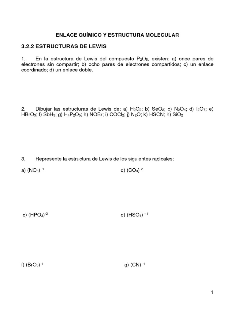 Deber 7 | PDF | Enlace químico | Polaridad química