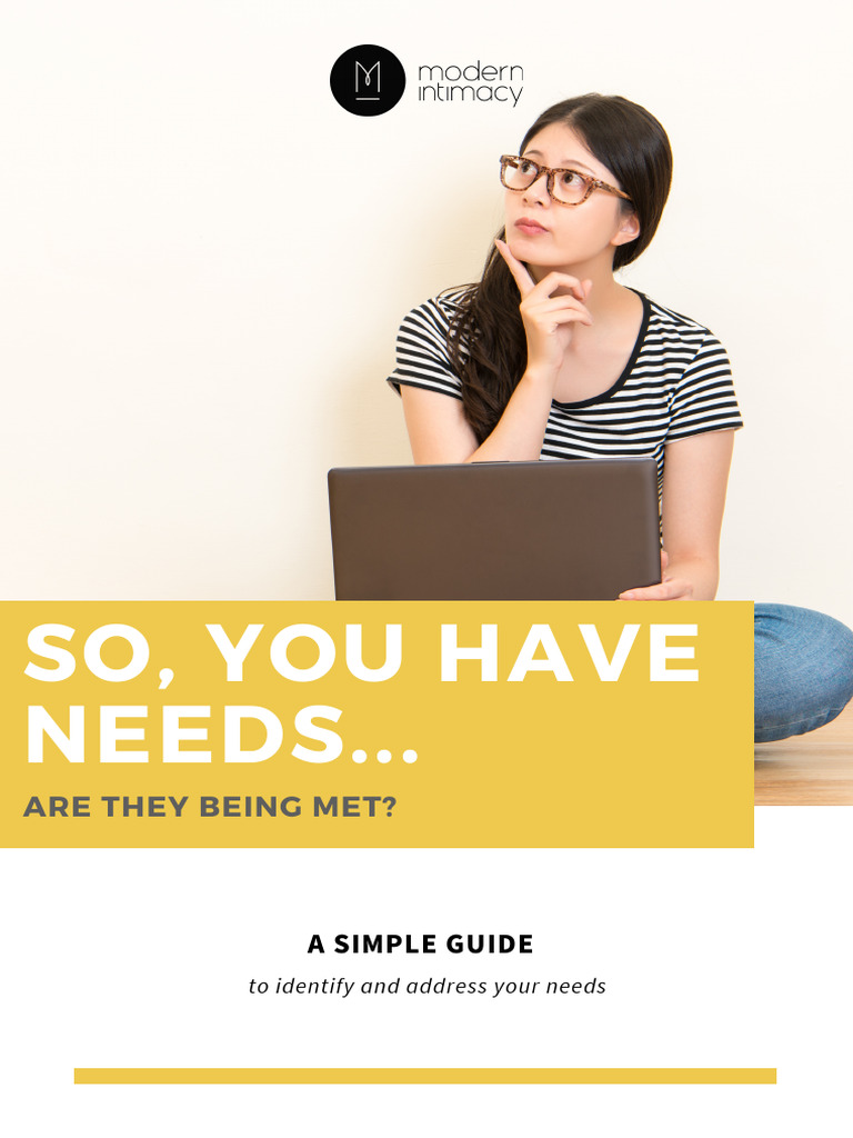 Understanding and Meeting Your Needs | PDF | Mindfulness | Meditation