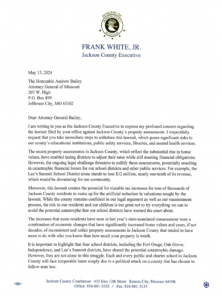 Letter To The Attorney General | PDF