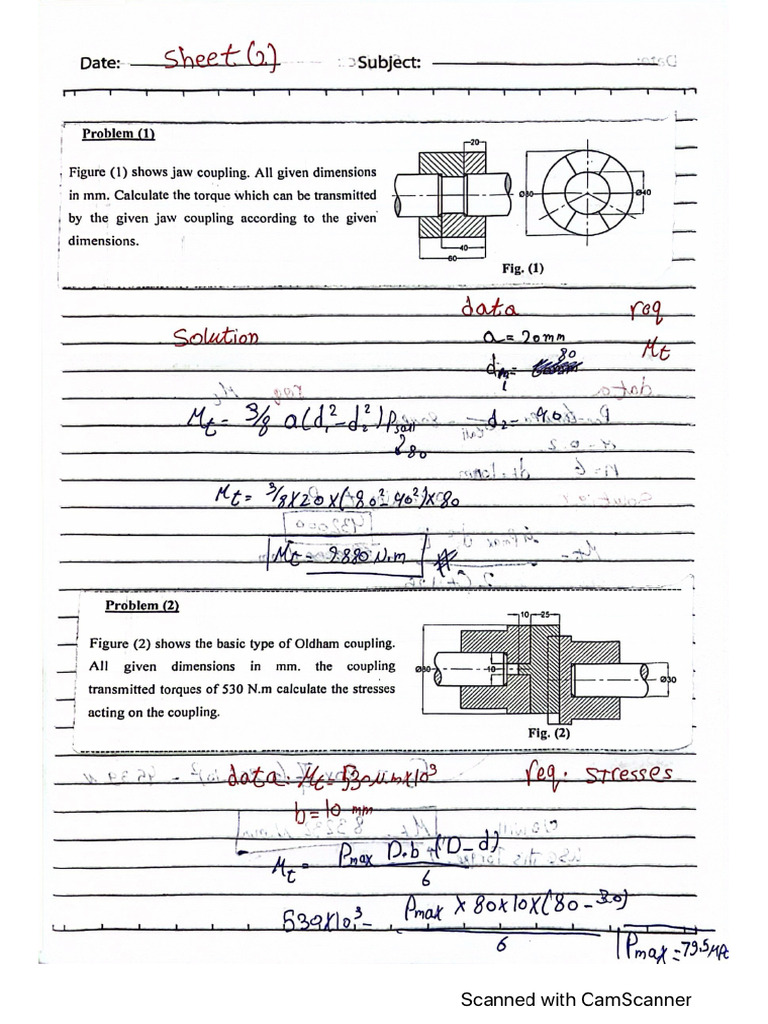 Sheet 2 design solution | PDF