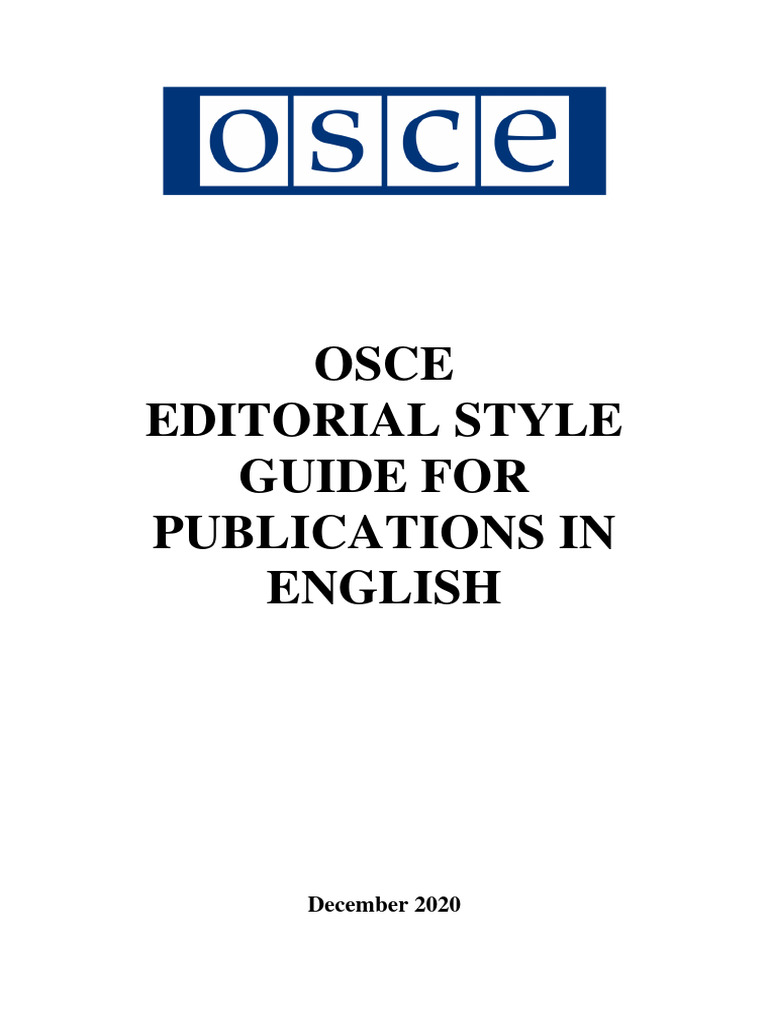 2021 Editorial Style Guide | PDF | Note (Typography) | Adjective