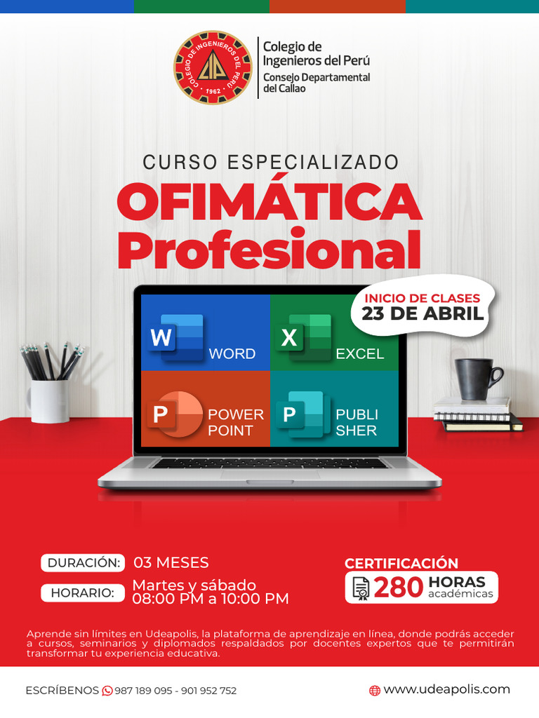 Brochure Ofimática Profesional | PDF | Microsoft Excel | Microsoft Word Brochure Ofimática Profesional | PDF | Microsoft Excel | Microsoft Word