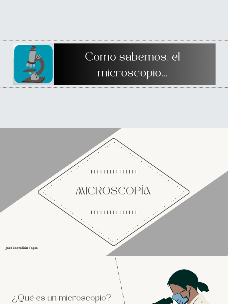 Guía Completa de Microscopía Óptica | PDF | Microscopio | Microscópio ...