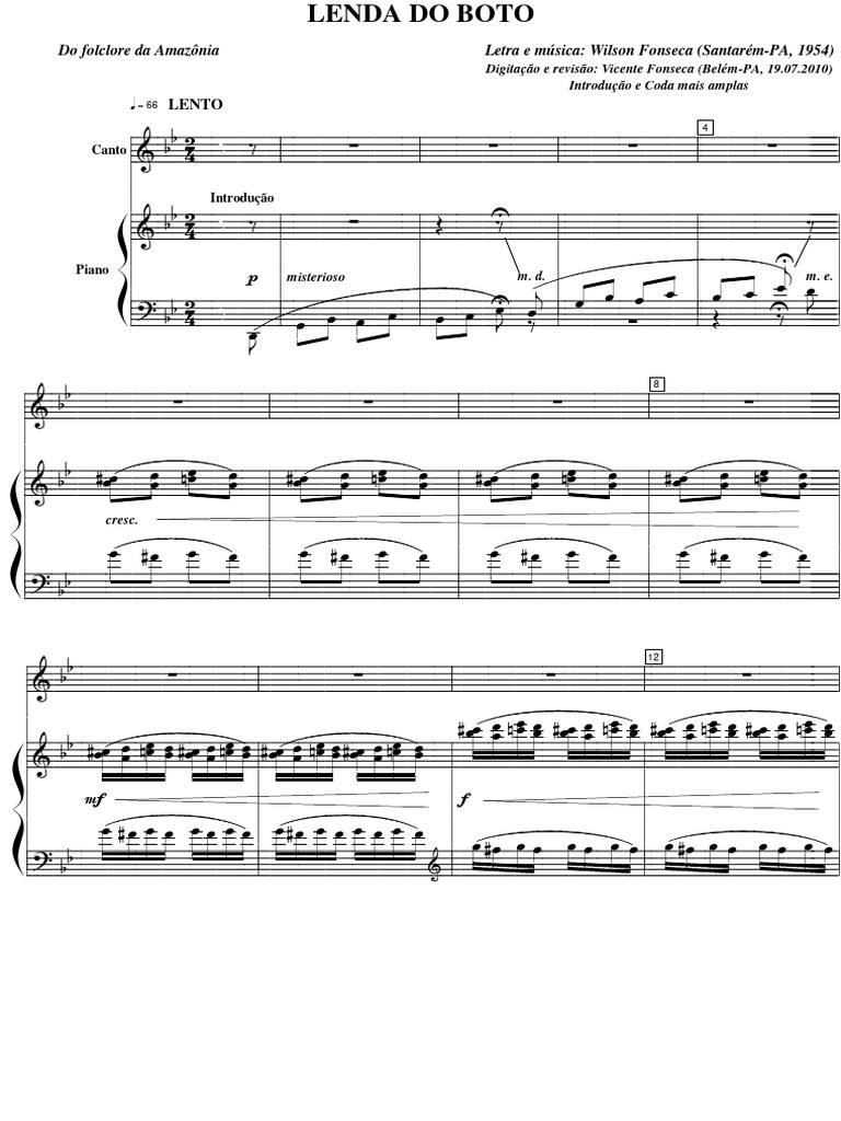 WFonseca Lenda Do Boto | PDF