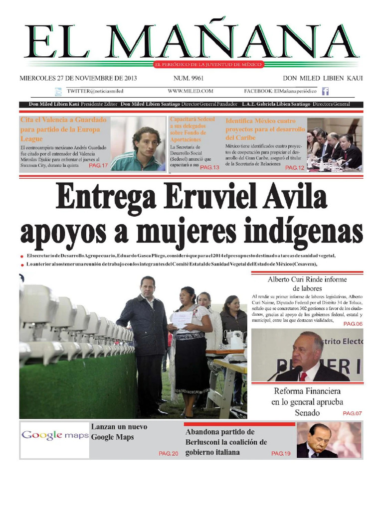 El Mañana 27 11 13 (Multas y Teleferico) | PDF