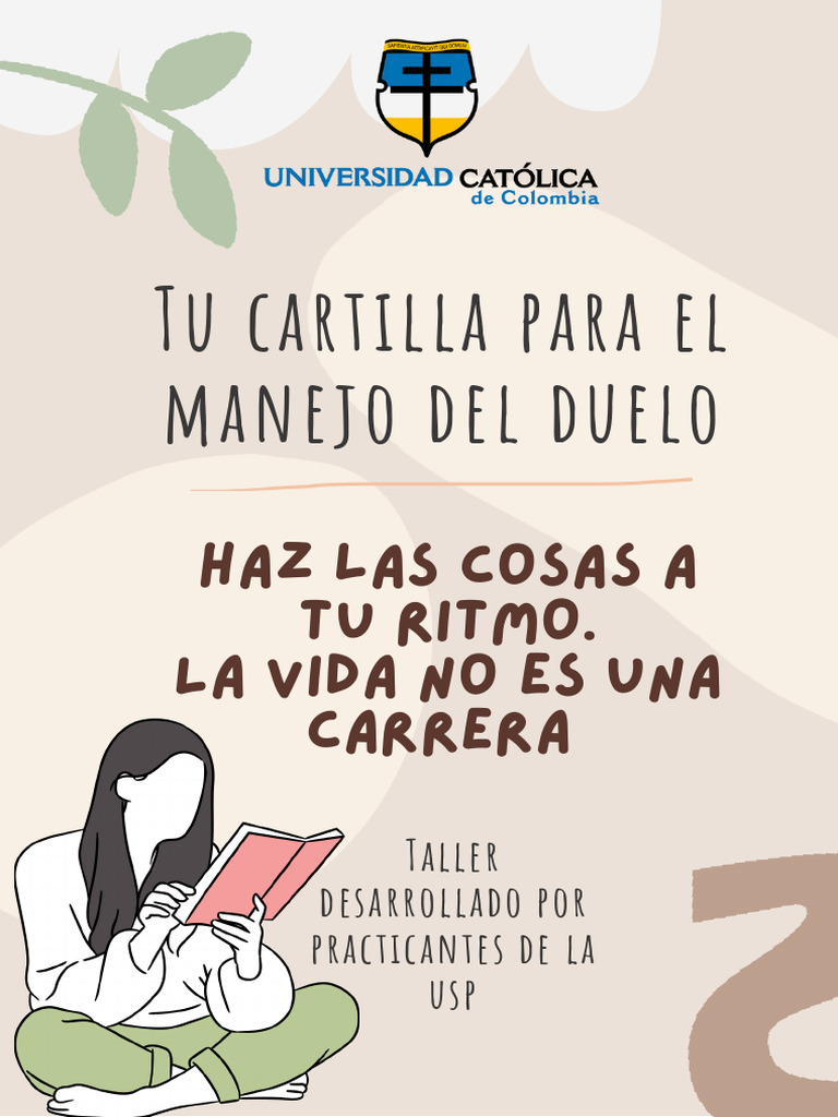 Cartilla Manejo Del Duelo USP | PDF | Dolor | Las emociones