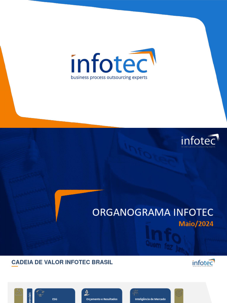 Organograma Infotec Geral - Maio | PDF | Qualidade (negócios) | Conformidade regulatória