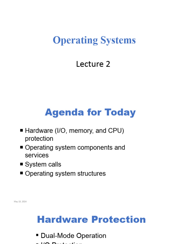 Operating System Lecture1 Pdf Operating System Process Computing