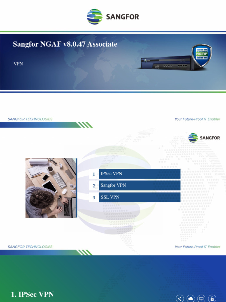 SANGFOR_NGAF_V8.0.47_Associate_2022_04_VPN | PDF | Virtual Private Network | Computer Network