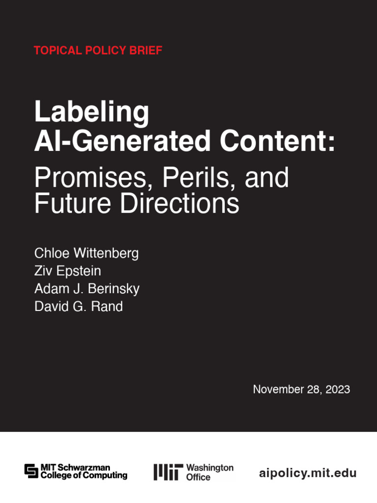 AI Policy Labeling | Download Free PDF | Artificial Intelligence ...