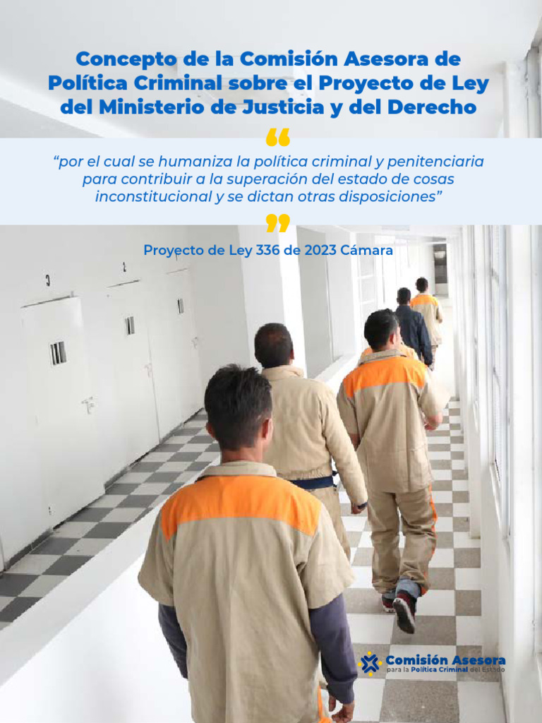 Concepto PL Humanización CAPC | PDF | Prisión | Derecho penal