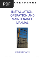 HDPE Penstock Installation & Maintenance Guide | PDF | Screw | Drill