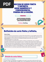 Reporte - Series Finitas e Infinitas | PDF | Series (Matemáticas ...