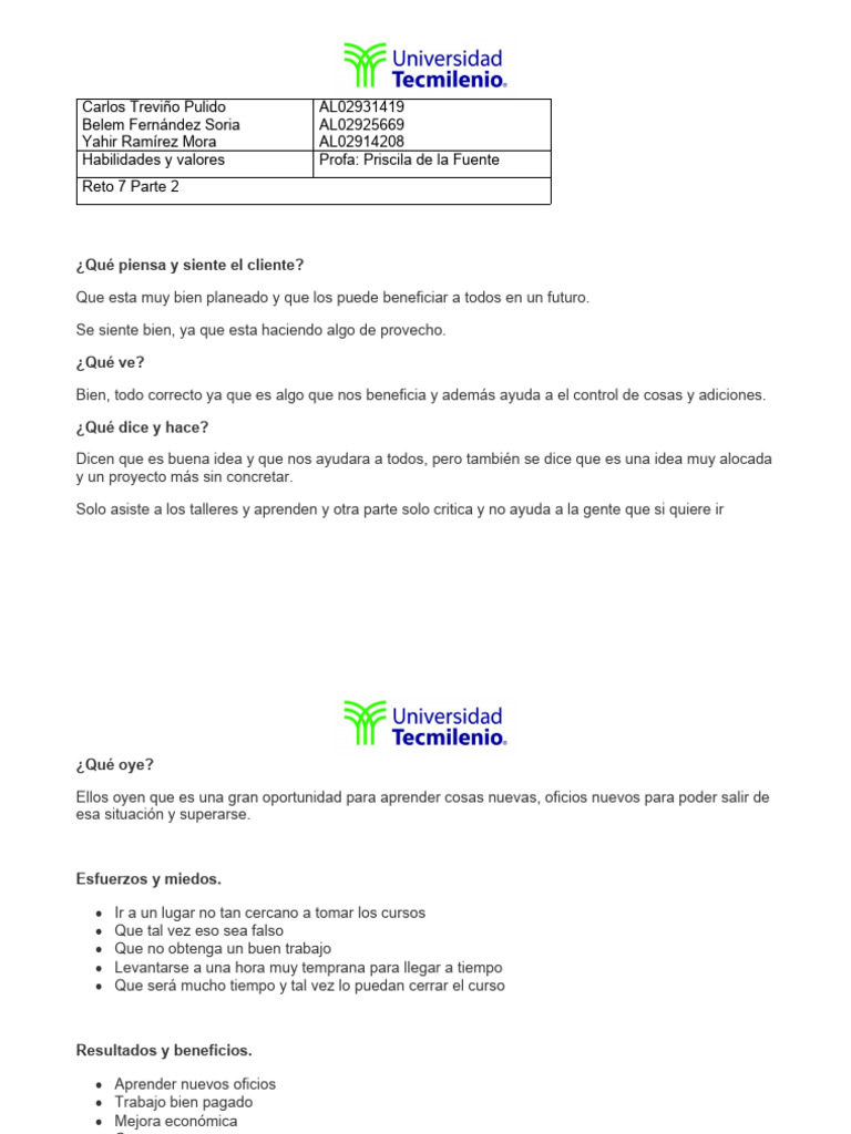 Mapa y Preguntas Habs | PDF