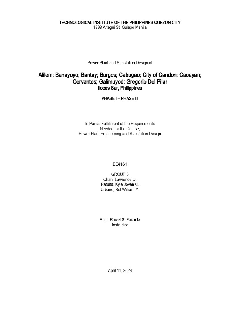 Power Plant Design | PDF