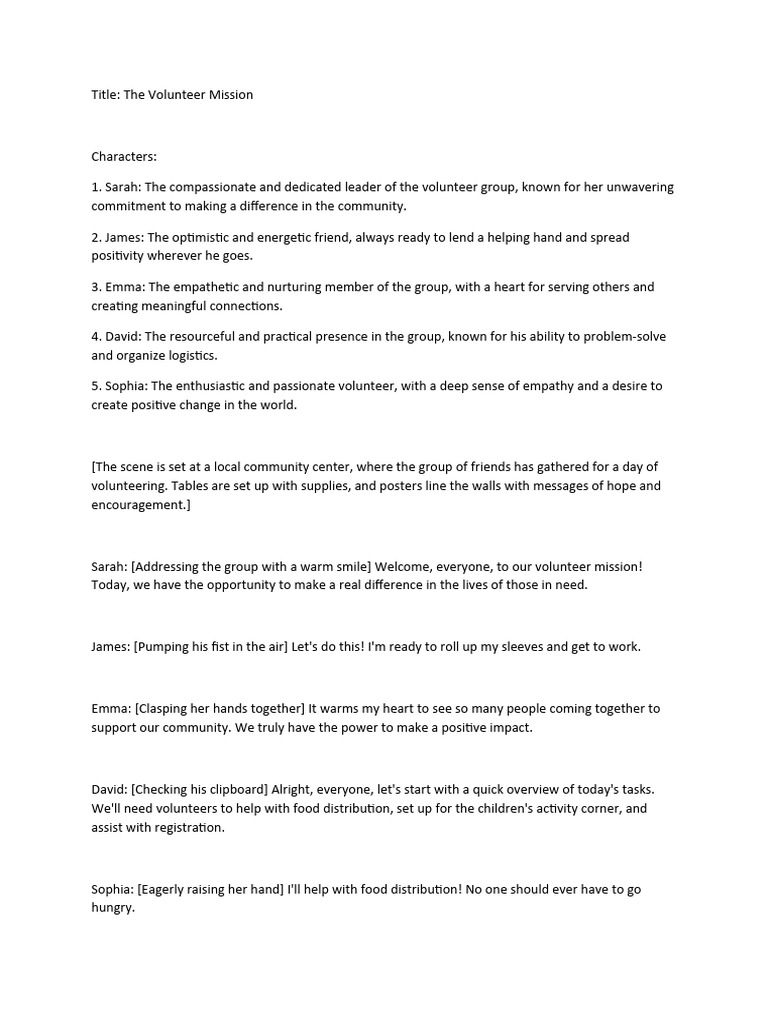 Title The Volunteer Mission | PDF | Career & Growth | Self-Improvement