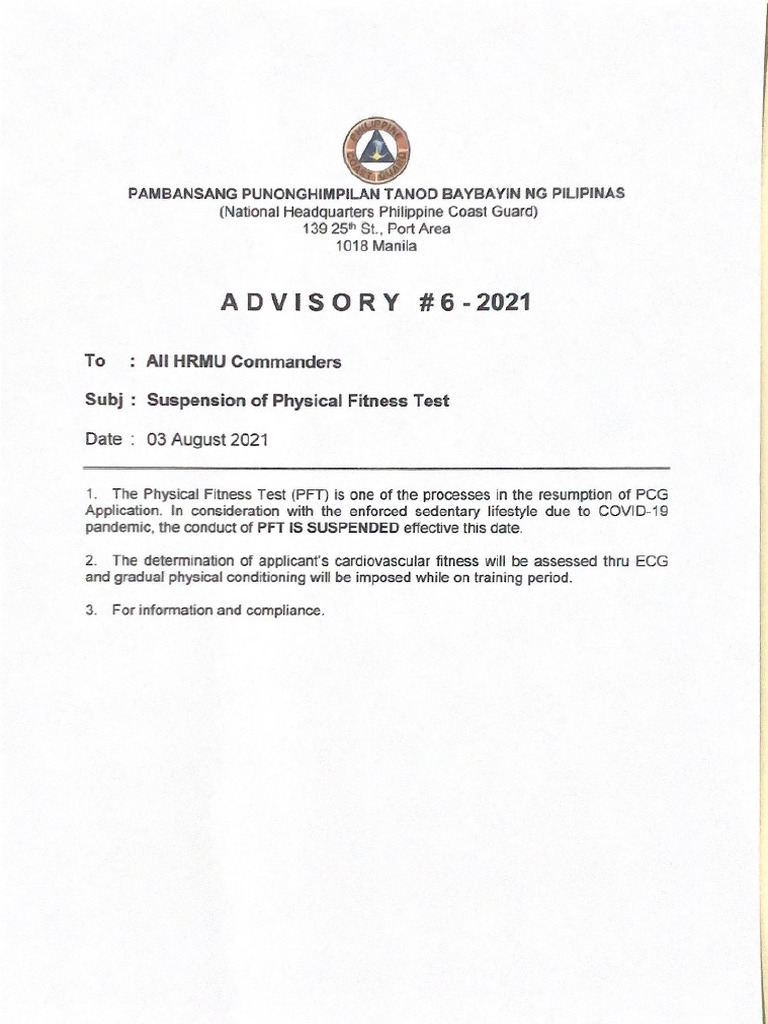 PFT Suspension | PDF