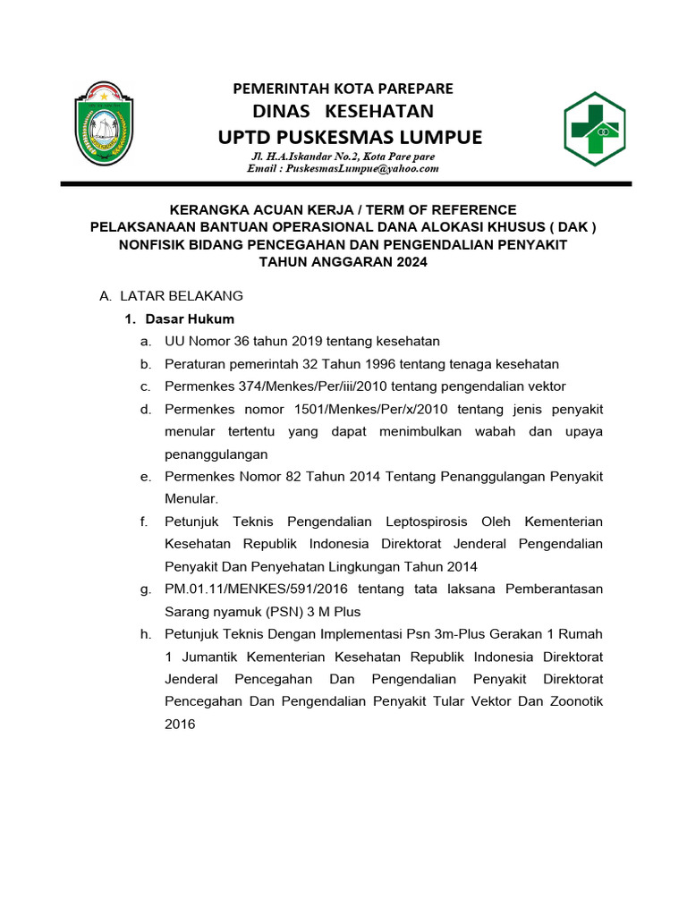 Tor DBD 2024 Perbaikan | PDF