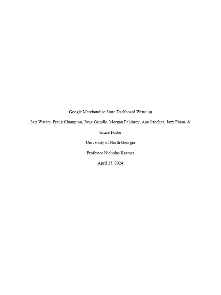 Google Dashboard Report - Da 1 | PDF | Marketing | Marketing Strategy