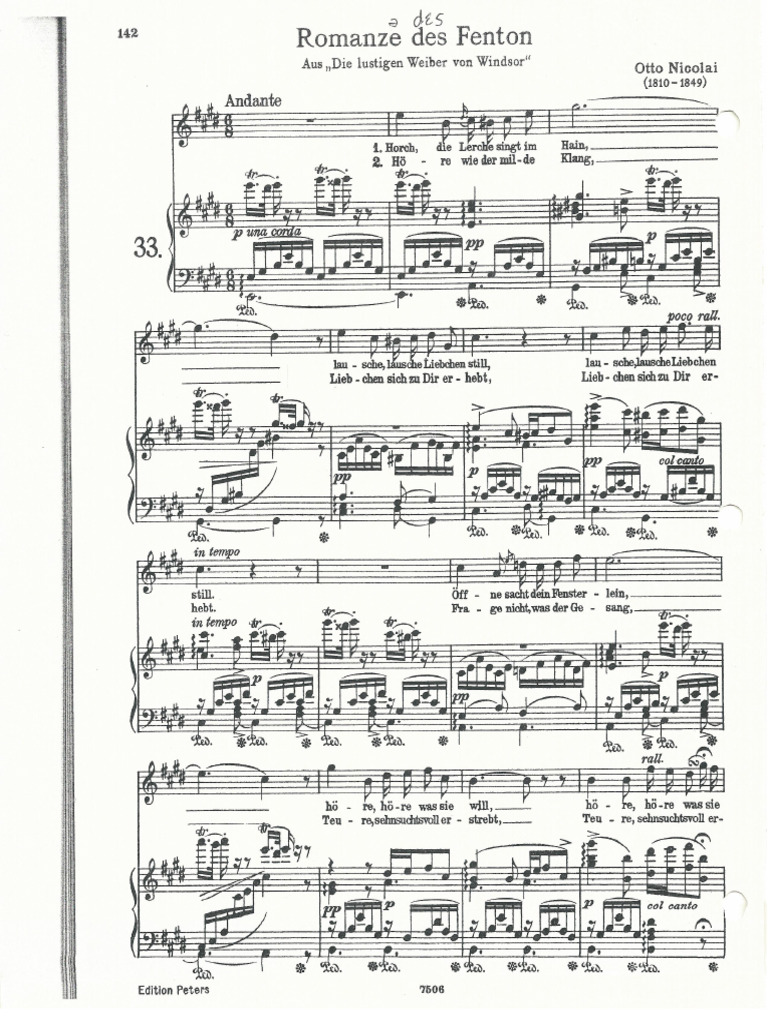 Romanze Des Fenton | PDF