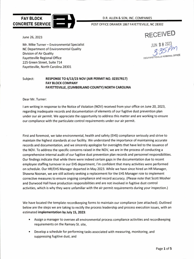 AQ F 2600033 20230628 CMPL NRE-Resp | PDF