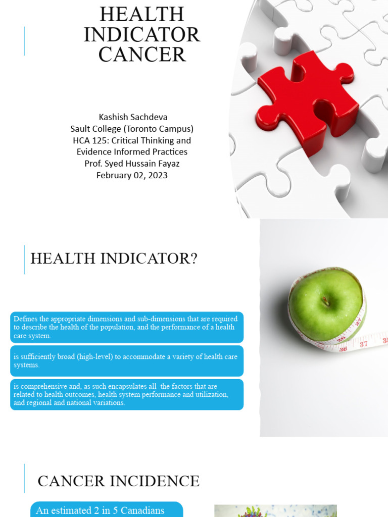 Health Indicator | PDF | Cancer | Health Care