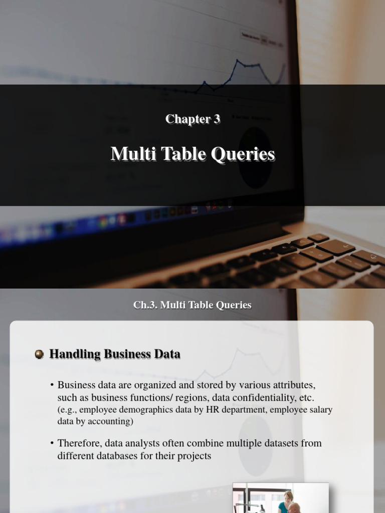 Multi Table Queries Guide | PDF | Information Technology Management | Information Retrieval