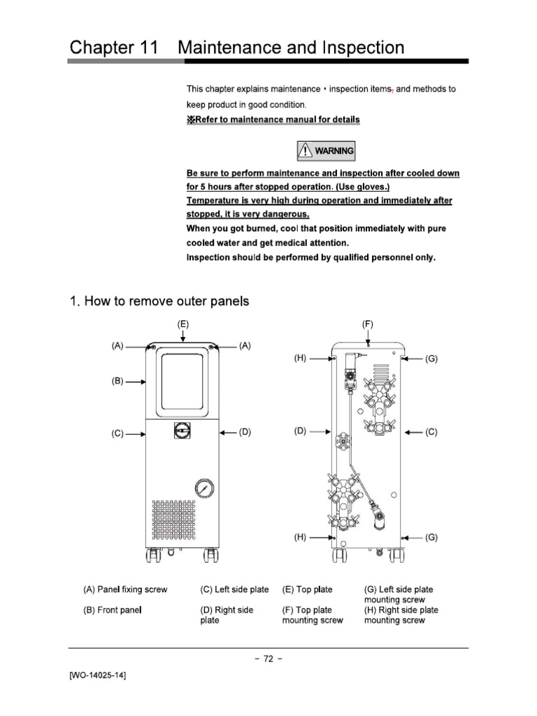 Matsui Maintenance Manual | PDF