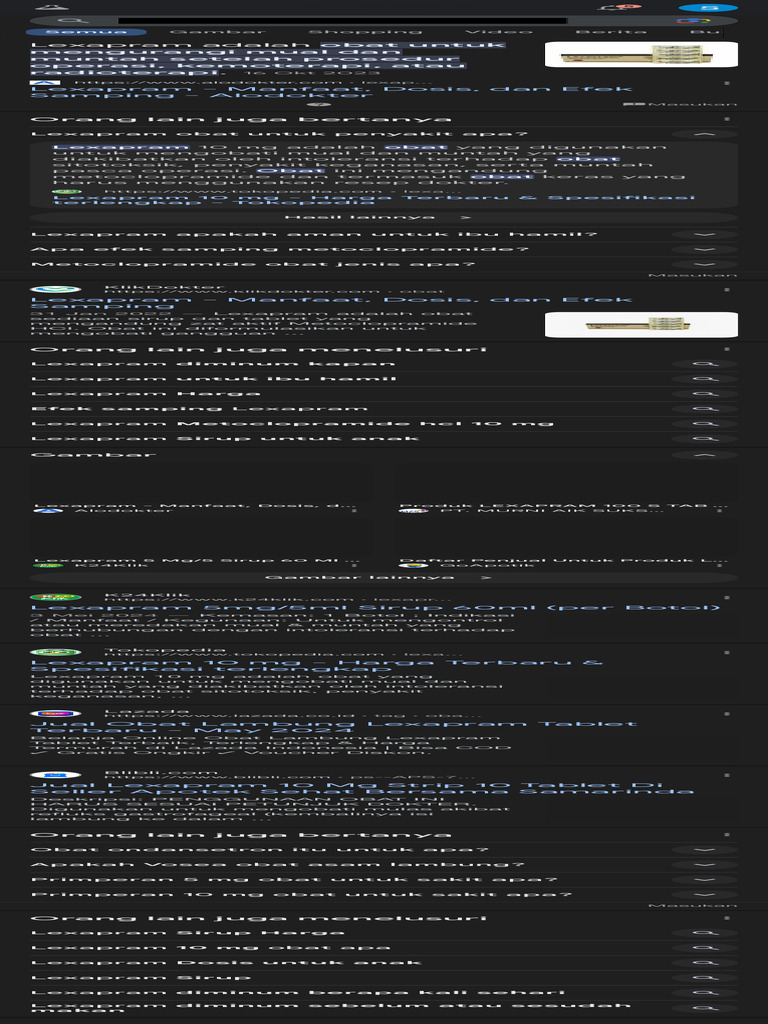 Lexapram Obat Apa - Penelusuran Google | PDF