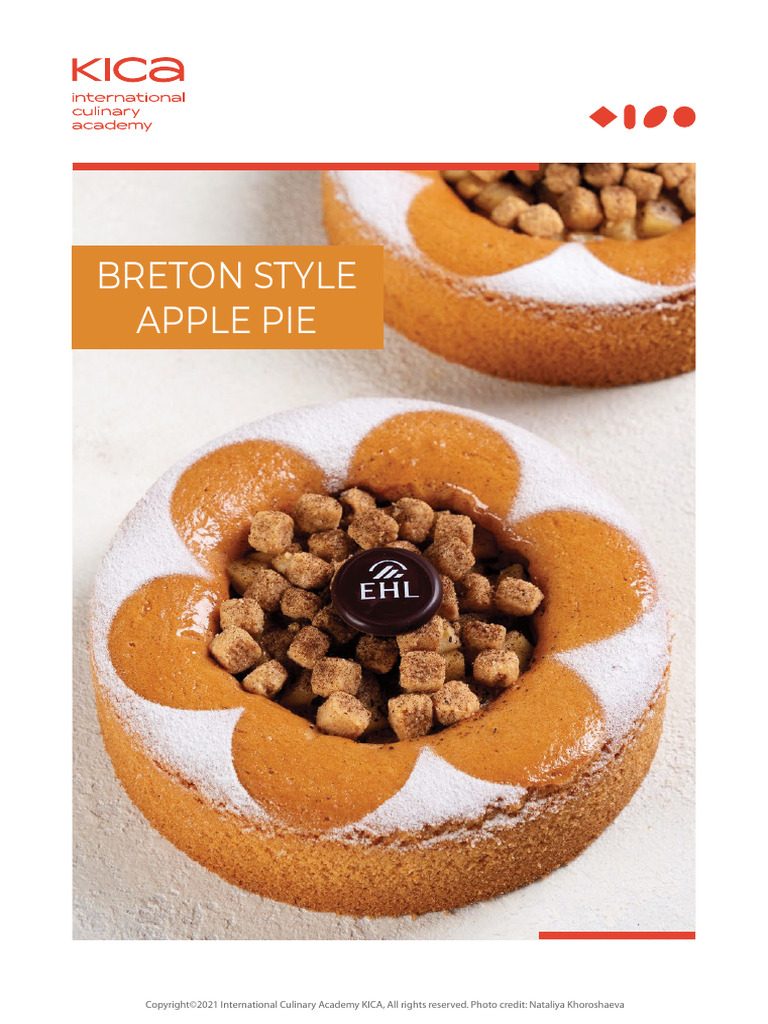 Breton Style Apple Pie | PDF | North American Cuisine | Desserts