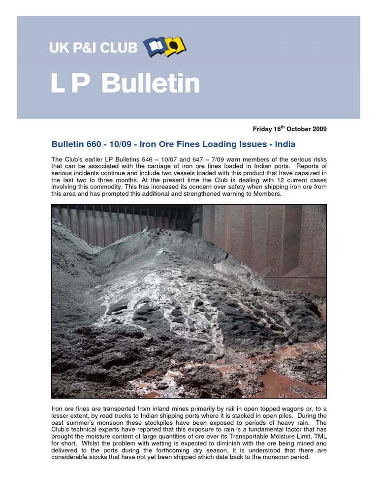3795 Bulletin 660 | PDF | Cargo | Ships