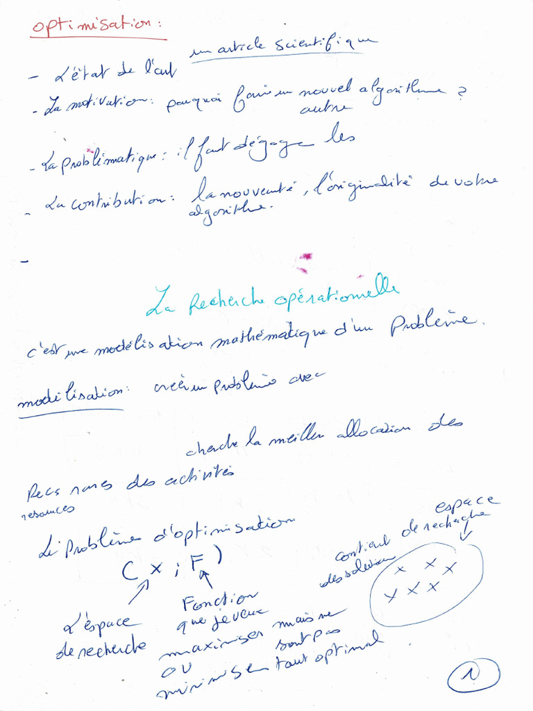 Optimisation | PDF