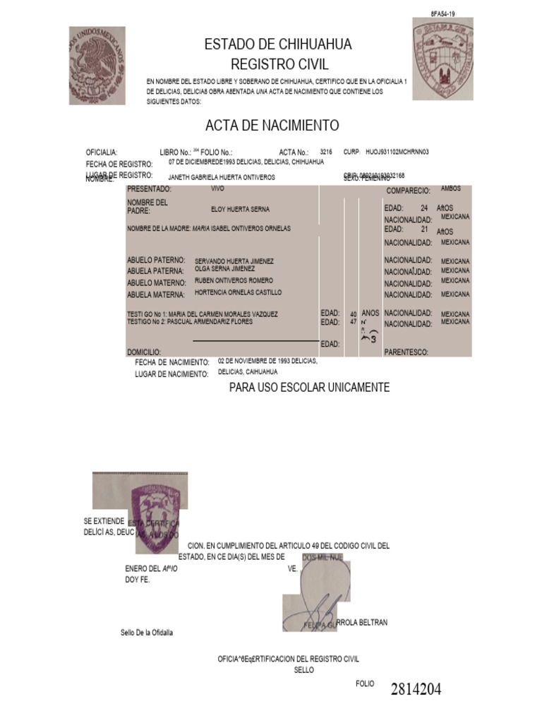Acta | PDF | Comunicación escrita | México